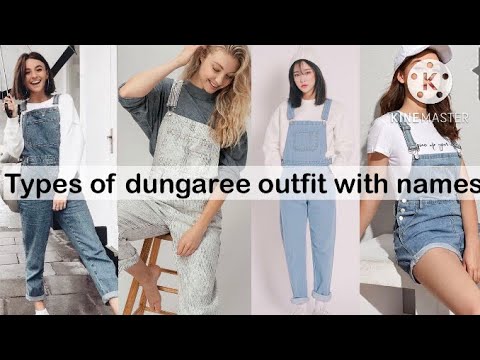 Types of dungaree outfit with names ||Trendy Fashion