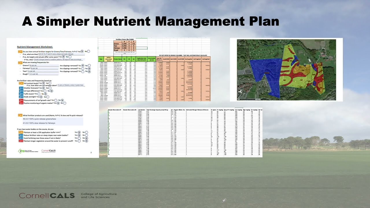 How To: Golf Course Nutrient Management Plan