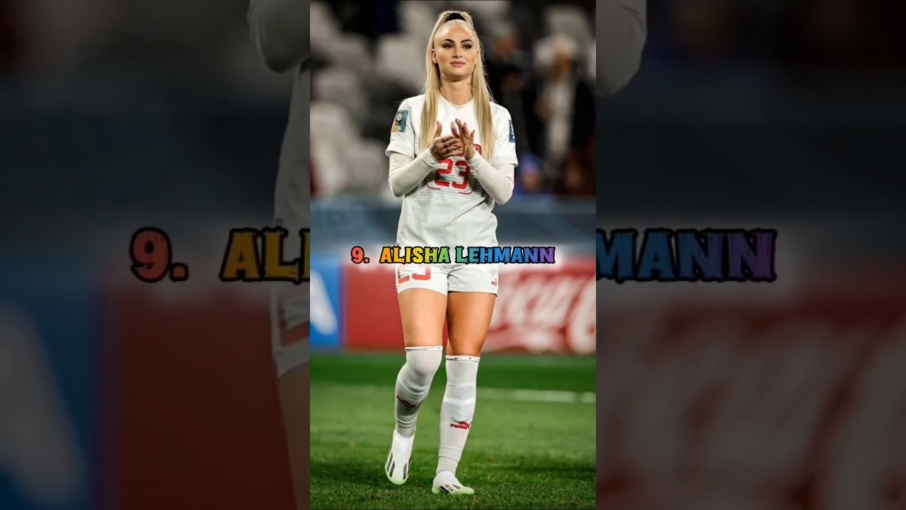 top 10 most beautiful female footballers in the world! #football #beautiful #top #femalefootball