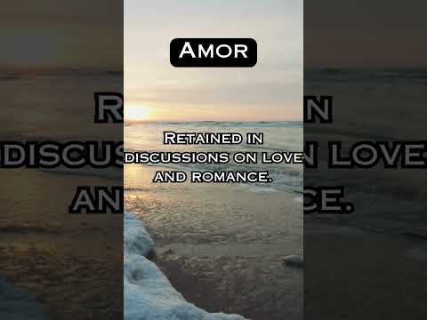 The Latin word Amor