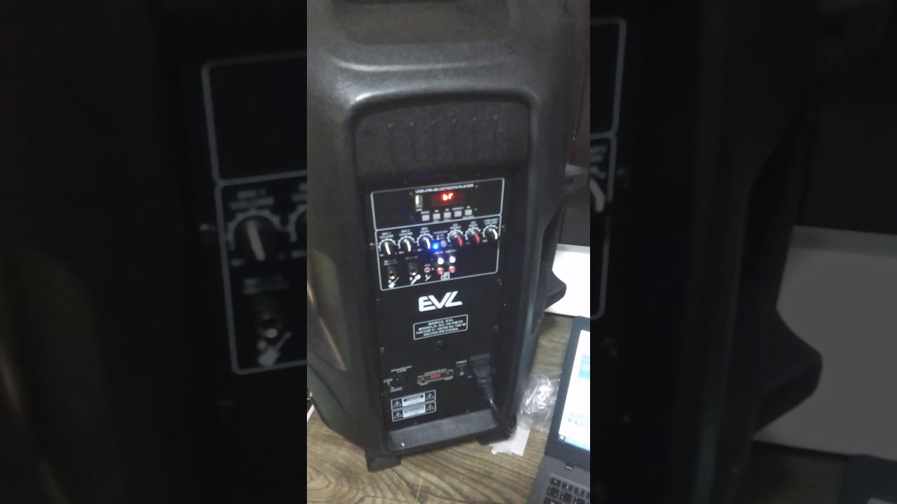 BOCINA EVL AMPLIFICADA DE 25,000W Y 15