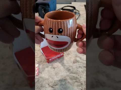 My Sock Monkey Mug! 🐵☕😮 #shorts