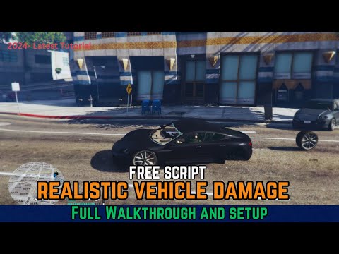 Free | Realistic Vehicle Damage Scripts | Installation And Setup | Fivem | 2024