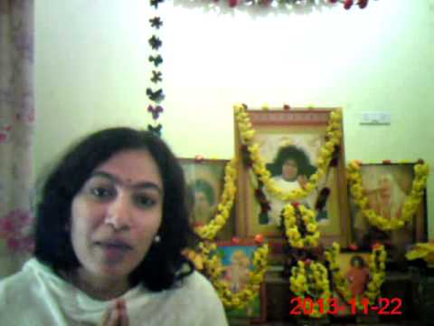 MY BIRTHDAY OFFERING TO BHAGAWAN SRI SATHYA SAI BABA by Pooja Sawhney ...