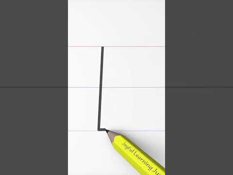Letter L writing Practice for Kids #L, #alphabets #funandlearning #joyfullearning #kidseducation