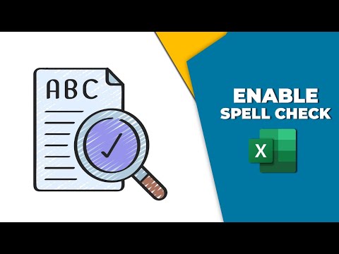How to enable automatic spell check in excel