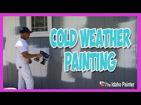 How To Paint In Cold Weather. Paint Your House When It Is Cold. – Amy ...