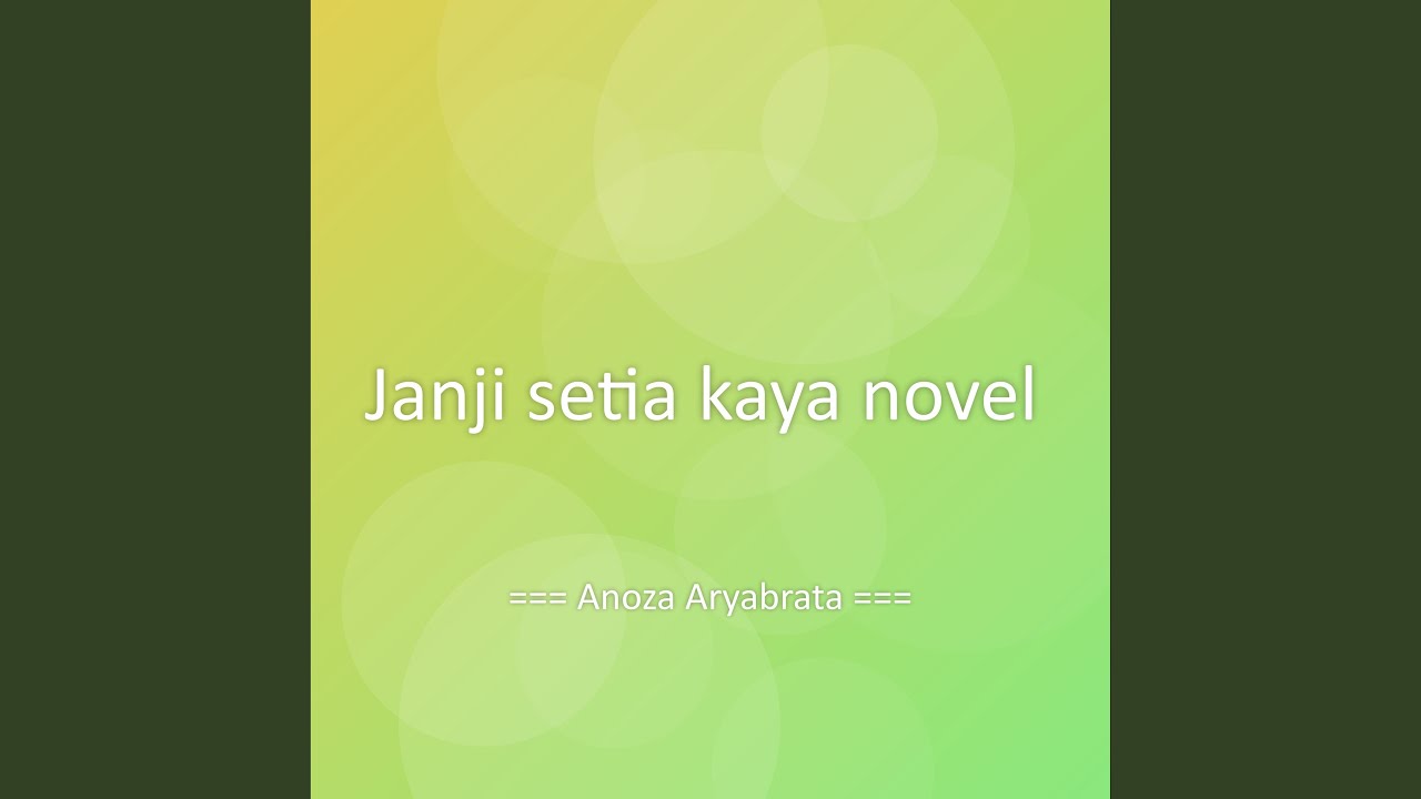 Janji setia kaya novel