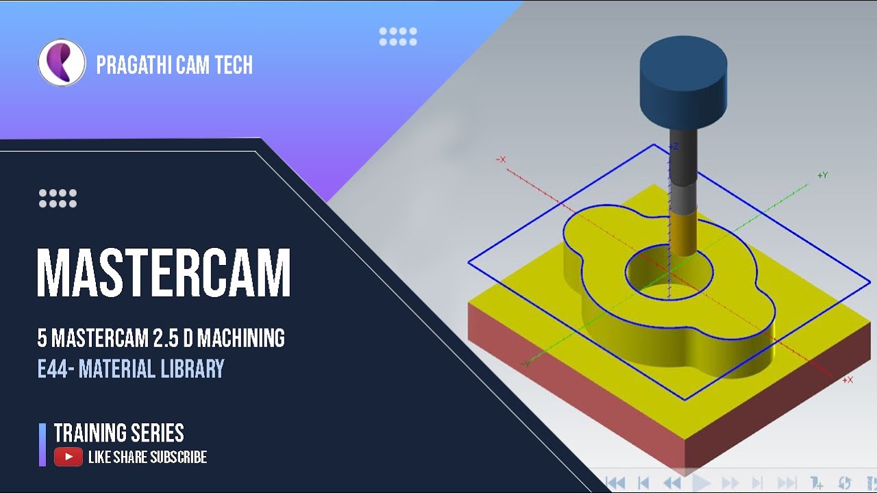 Mastercam   Material library