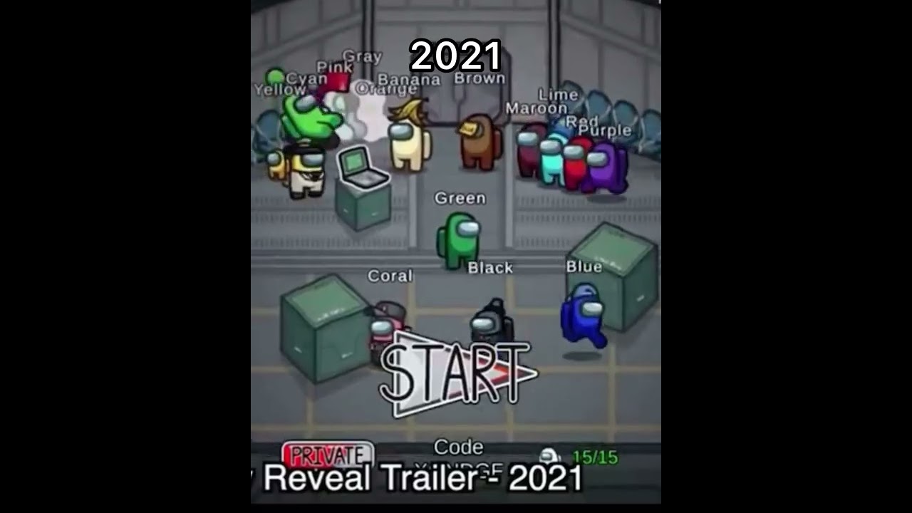 Among Us evolution 2017-2022