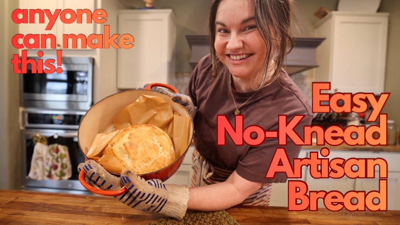 The EASIEST, No-Knead Artisan BREAD Loaf | Good Food for Hard Times