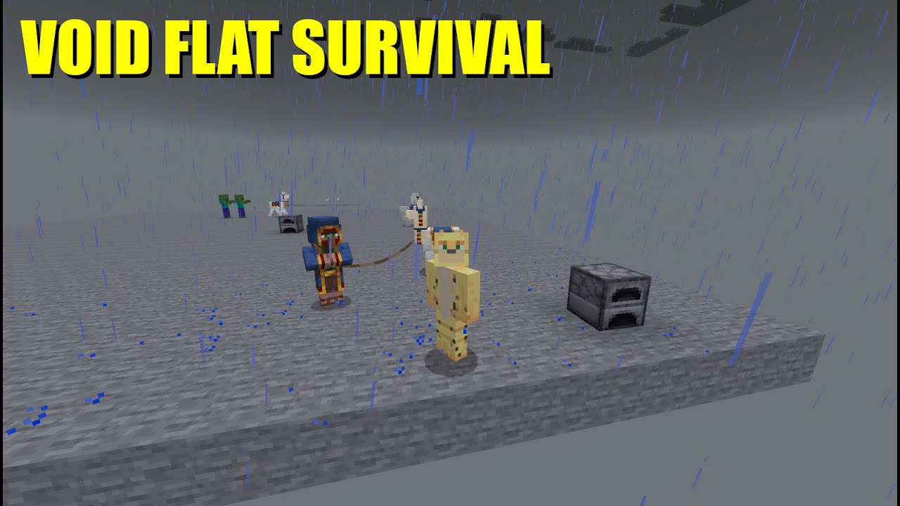 Can I Survive Void Flat Minecraft? (First attempt)