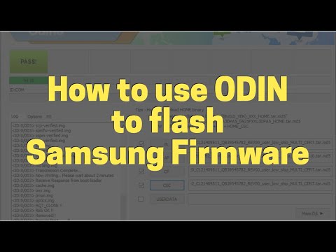 How to use Odin to flash Samsung Android firmware