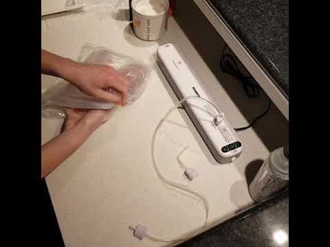 Stasher bag: how to get the air out (ready for sous vide cooking)