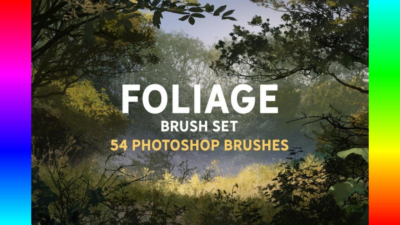 Brushes For Procreate: Foliage brush set