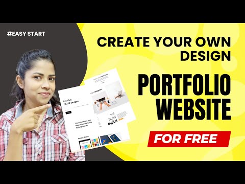 See how you can create your own design portfolio website for free