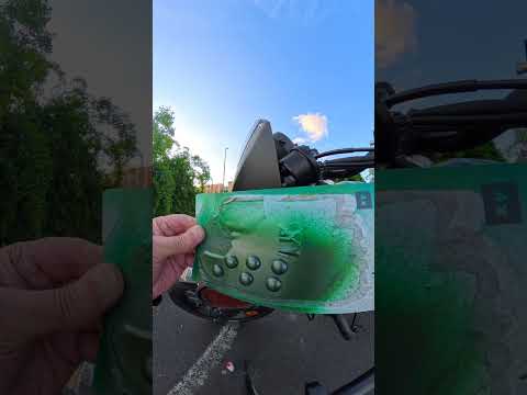 Painting Flyscreen Fastener Caps | Honda CL 500 #shorts
