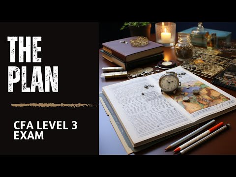 CFA Level 3 Exam - Plan