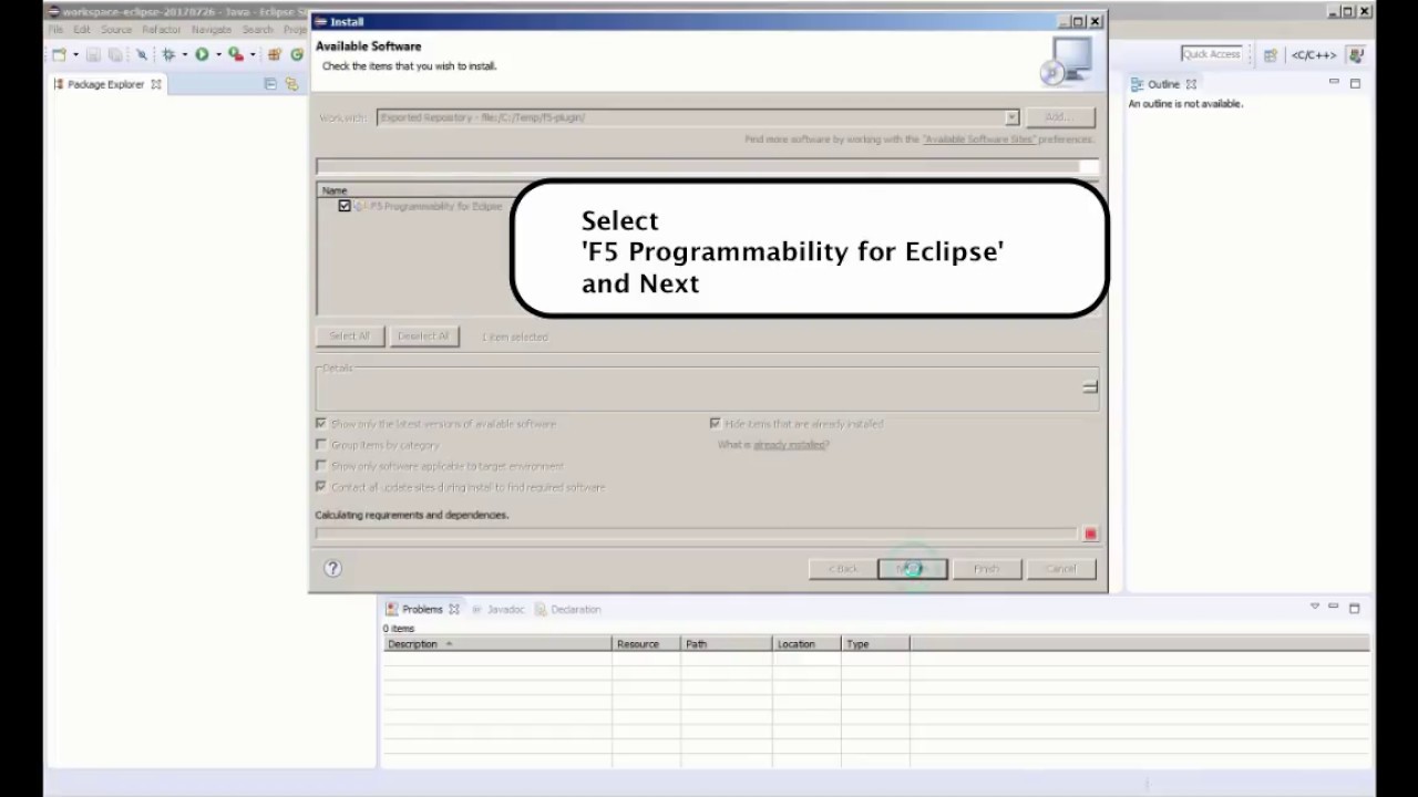 F5 Editor Eclipse Plugin v2 - Installation