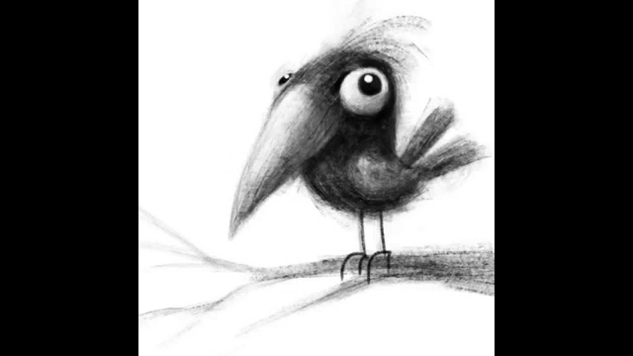 crow, #procreate digital painting