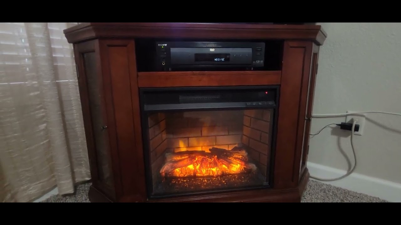 Awesome Corner Electric Fireplace
