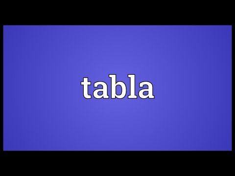 Tabla Meaning
