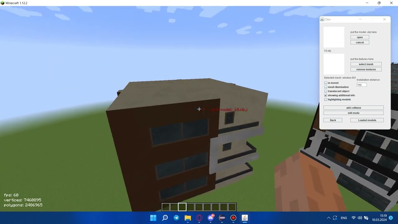 Loading obj models in realtime (alpha ver.)