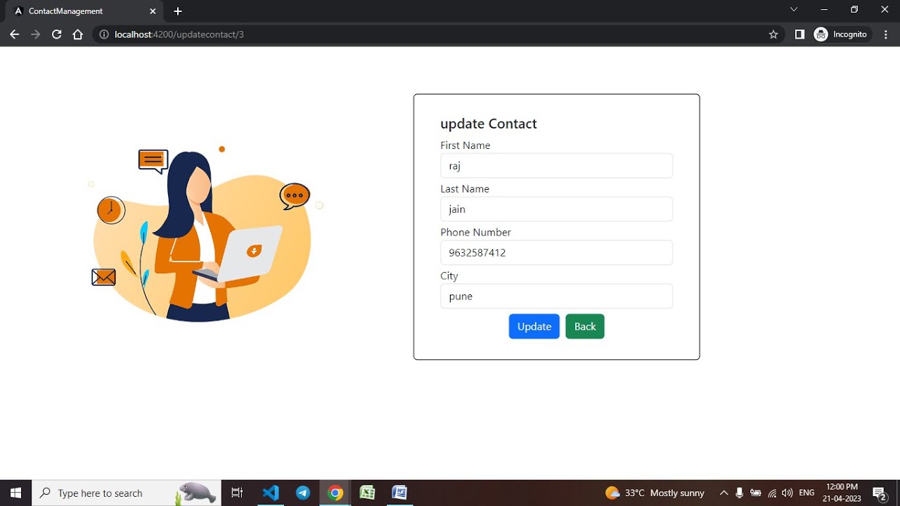 Angular Crud operation using JSON Server| Reactive form crud operation | PART -4