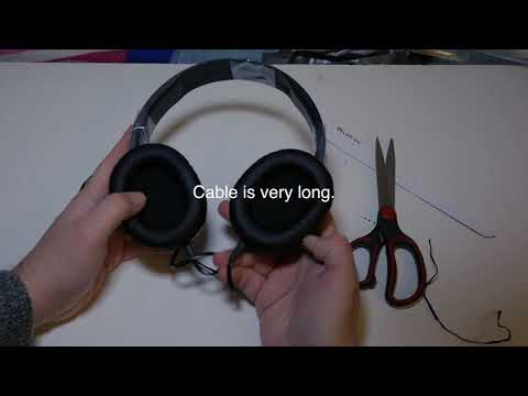 Panasonic RP HT225E K Monitor Headphones uk unboxing review