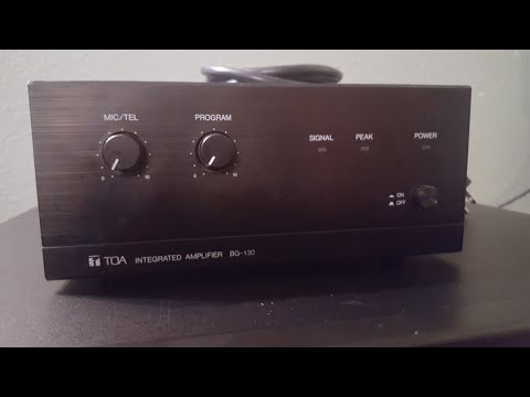 TOA BG-130 30-Watt Integrated Amplifier | Reverb