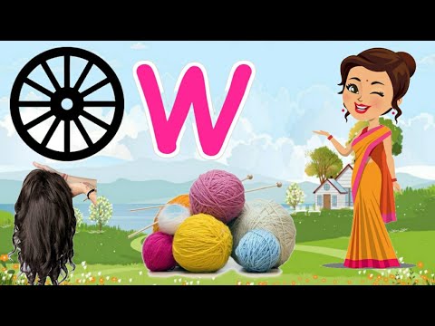 "40 Words That Start with W – Learn Letter W Sounds for kids!"
