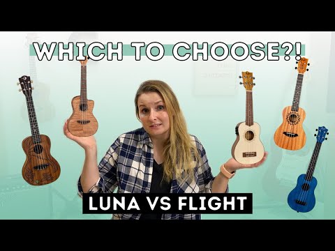 Ukulele Recommendations for Beginners (Luna vs. Flight) (A Beginners Perspective)
