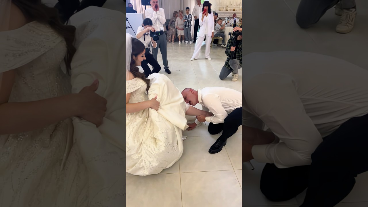 How This Western Wedding Garter Tradition Works! (📸: yulia_bazan78)