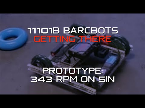 Prototype: 343rpm on 5" traction wheels | VEX High Stakes | 11101B