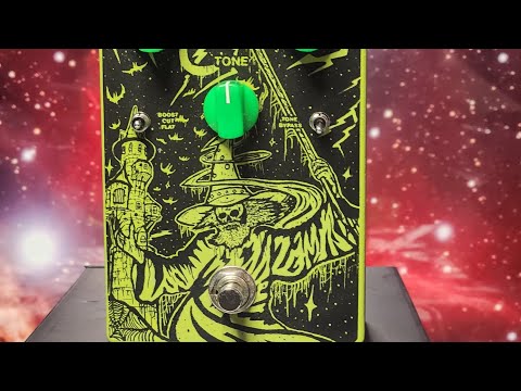 Haggtronix Rotten Sorcerer Green Fuzz Pedal (Glows in the | Reverb