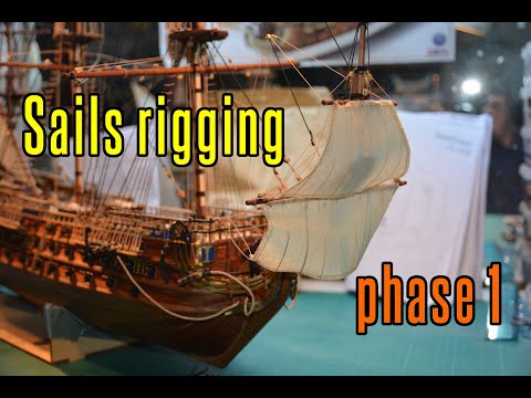 San Felipe - part 62 Sails Rigging (phase 1)
