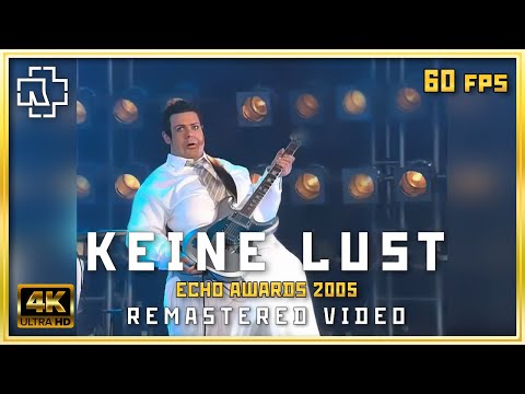 Rammstein Keine Lust live with English subtitles/lyrics from Echo awards 2005