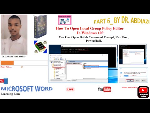 How To Open Local Group Policy Editor In Windows 10 Using PowerShell,Run Box and CMD?