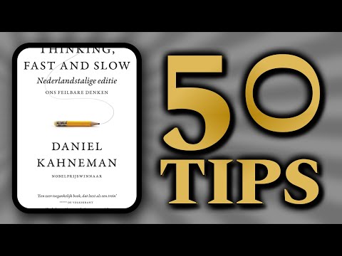 THINKING, FAST AND SLOW - BY DANIEL KAHNEMAN | 50 tips | Business books #24