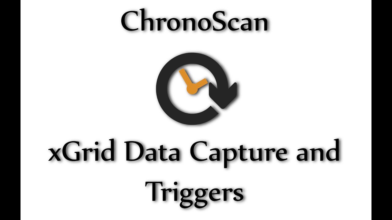 Table Data Capture and Triggers on ChronoScan