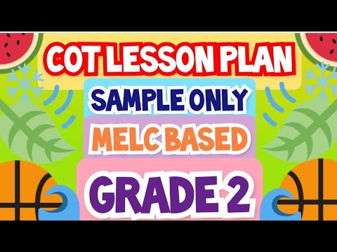 COT LESSON PLAN GRADE 2