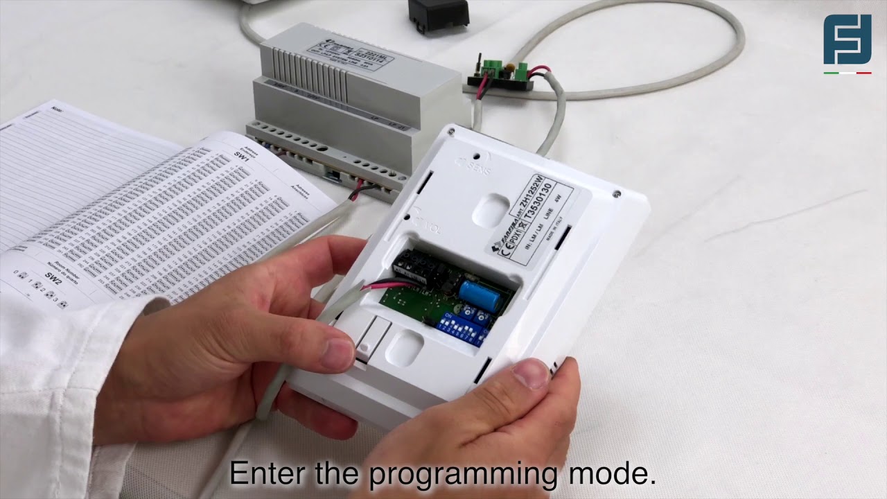 Monitor videointercom_intercom function activation ENG