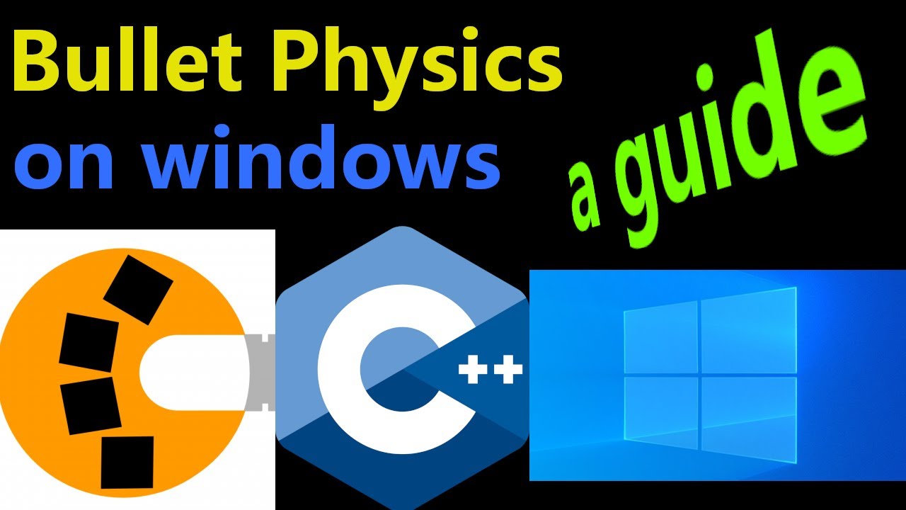 Run Bullet Physics Demos and Tests on Windows | Bullet3 | Collision | Game Dev | C++