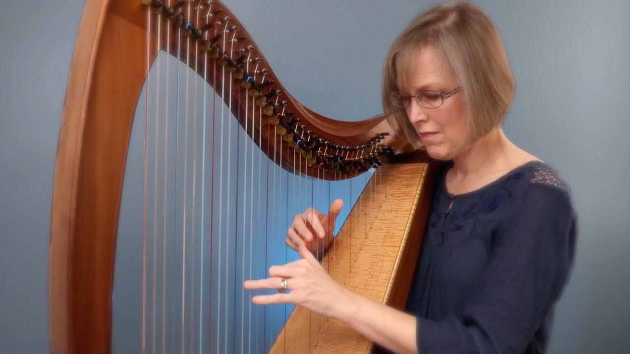 Scarborough Fair, hauntingly beautiful for harp