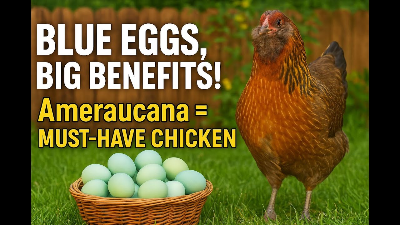 Ameraucana Chickens: Why This Blue Egg Layer is a Homestead Must-Have!