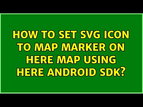 How to set SVG icon to map marker on HERE map using Here Android SDK?