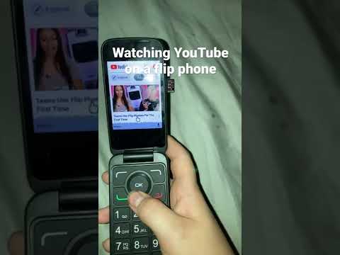 Watching YouTube on a flip phone! ( Alcatel MY FLIP 2 )