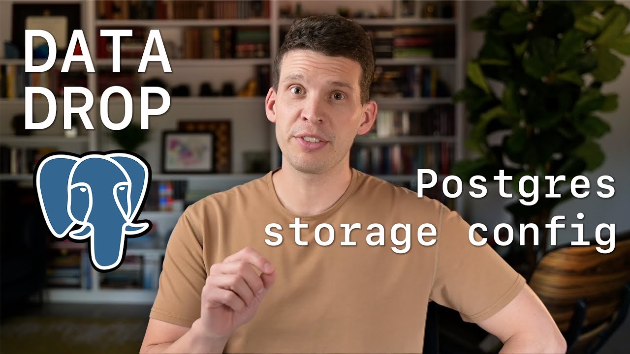 Configure your Postgres database storage