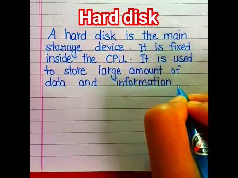 What is Hard disk? Know in 50 seconds π± #viral #trending #harddisk #calligrapherambesh