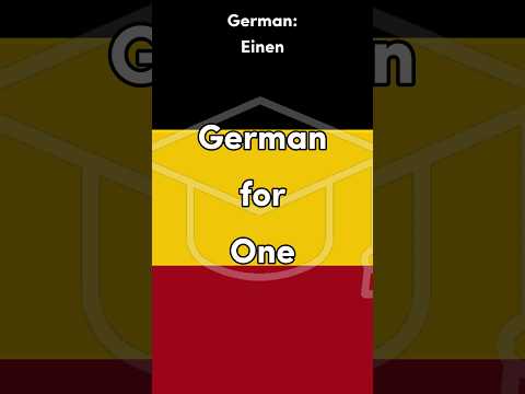 German Short for One #Short #Translation #germanforbeginners
